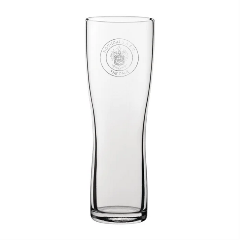 Crest Pilsner Pint Glass – Rochdale AFC